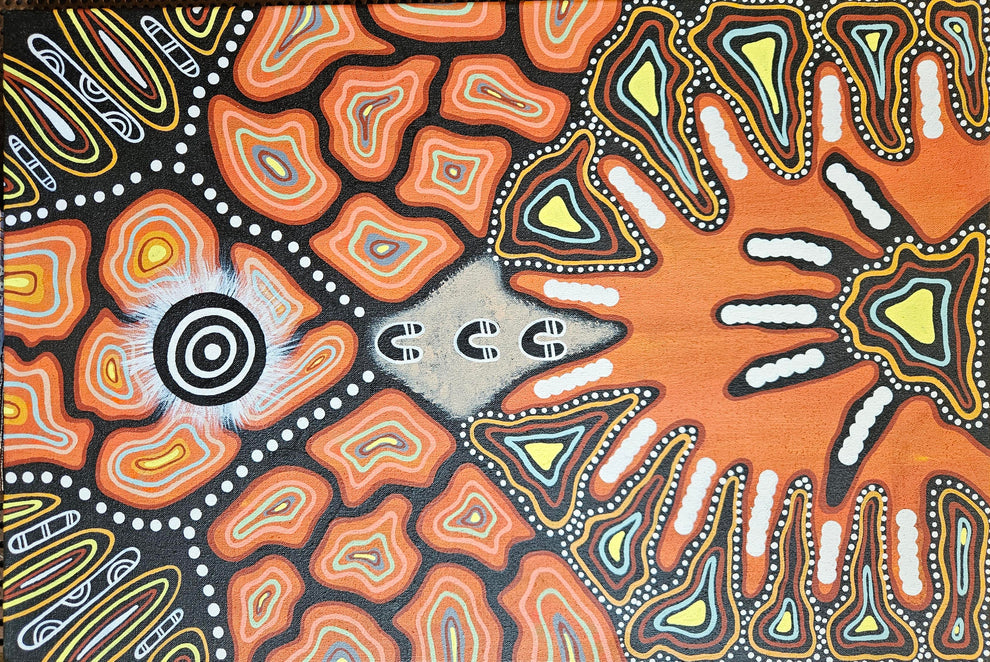 Brett Wilson Art Piece - Grubbing (50.8cm x 76.2cm) – Murran