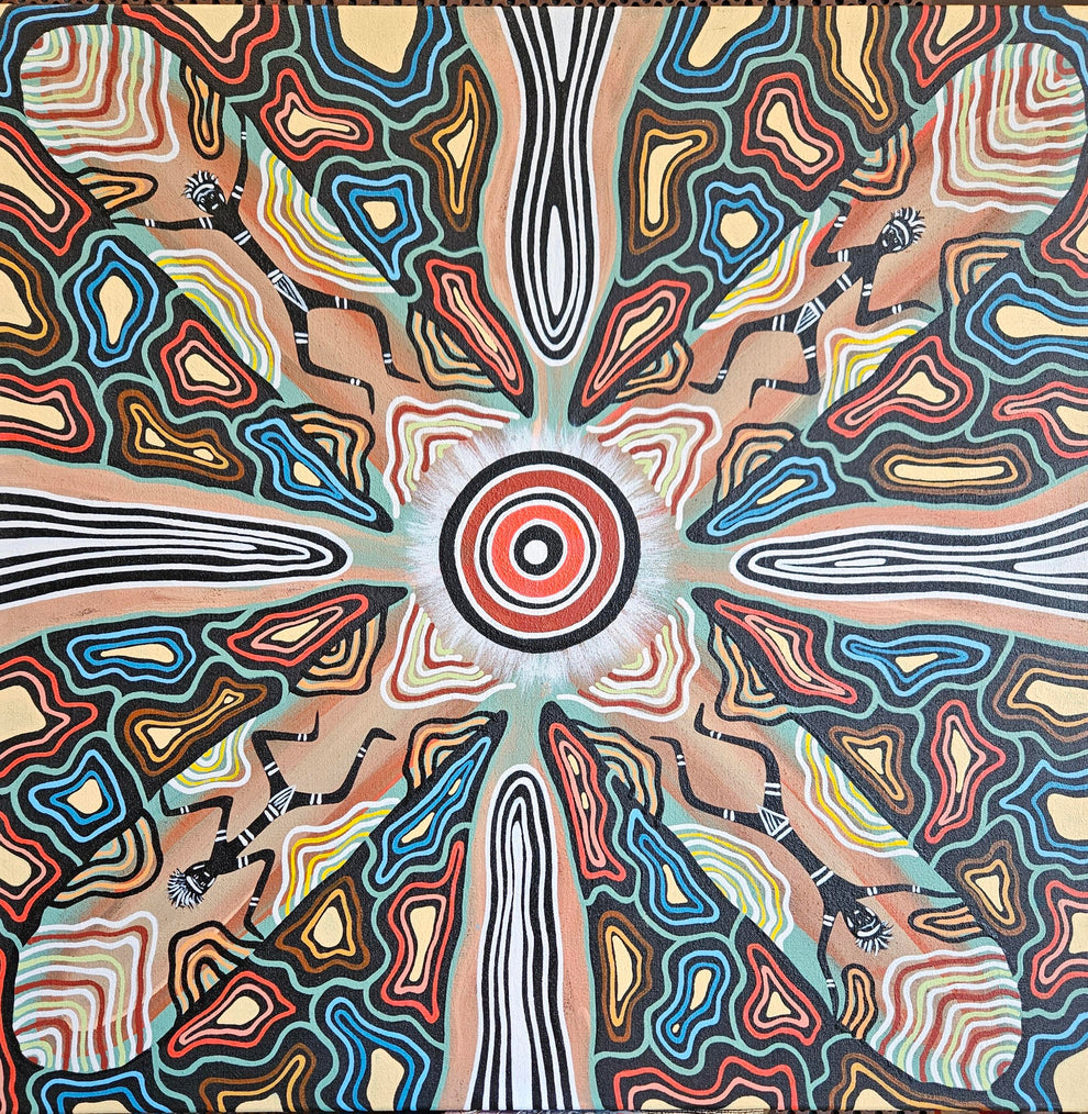 Brett Wilson Art Piece - Ceremonial dance – Murran